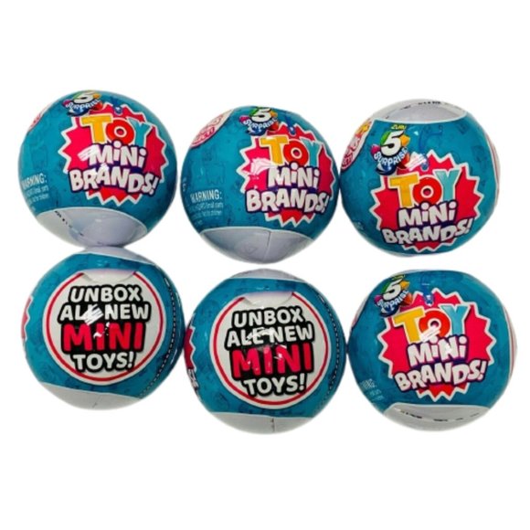 zuru | Toys | 6 Zuru 5 Surprise Toy Mini Brands Surprise Ball 5 ...